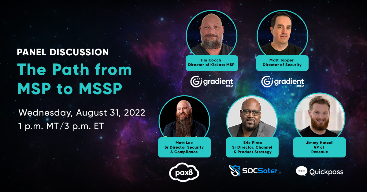 Gradient MSP - MSP to MSSP Panel Discussion